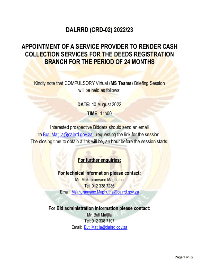 Fillable Online Appointment of a Service Provider to Render Cleaning ...