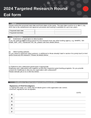 EXPRESSIONS OF INTEREST GUIDELINES & EOI Doc Template | pdfFiller