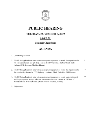 Fillable Online Comment about public hearing agenda items (rezoning ...