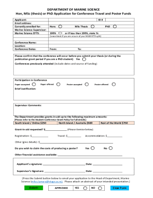 Fillable Online student-conference-grant-in-aid-application-form ...