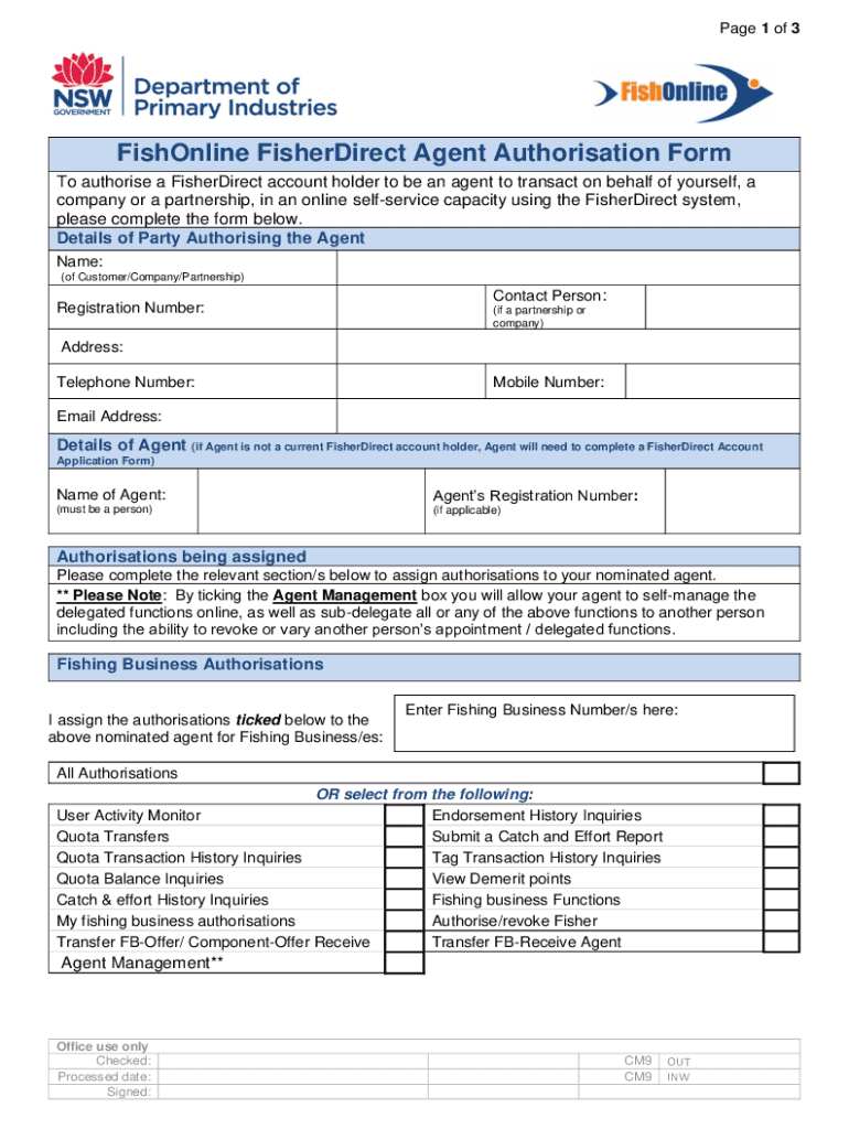 Fillable Online How to get authorised to act as a tax agent on behalf ...