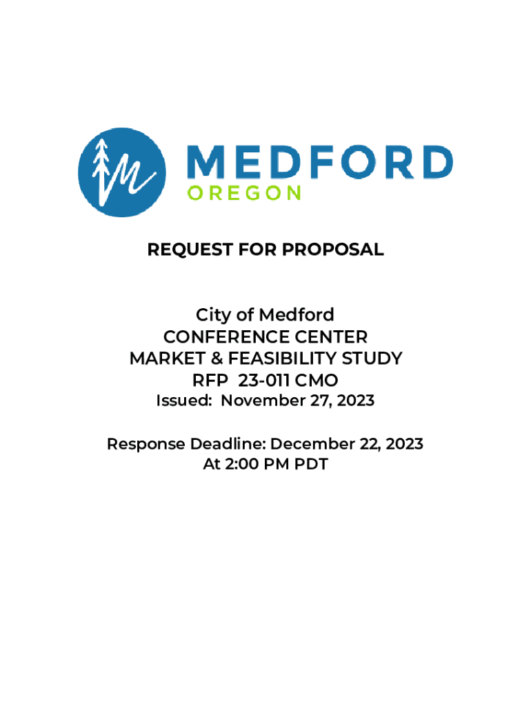 Fillable Online 2.563 Request for Proposal - Medford Municipal Code Fax ...