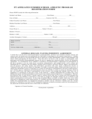 Fillable Online PTA Reg Form 3 Fax Email Print - pdfFiller