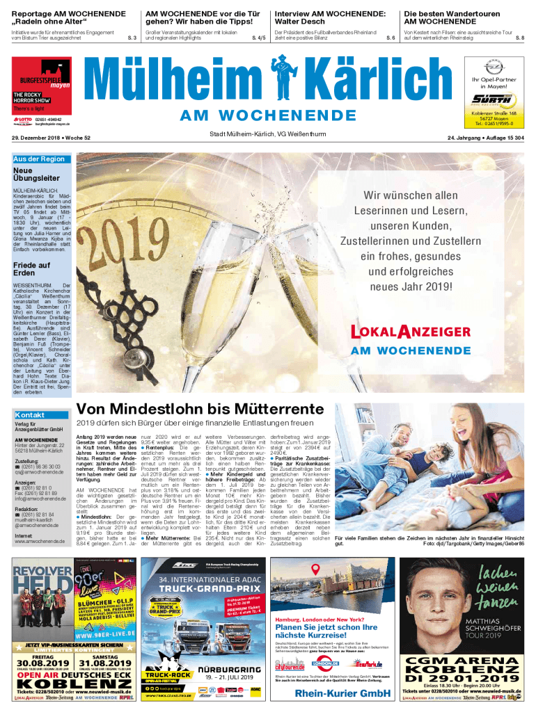 Ausfüllbar Online Reportage AM WOCHENENDE Fax Email Drucken - pdfFiller