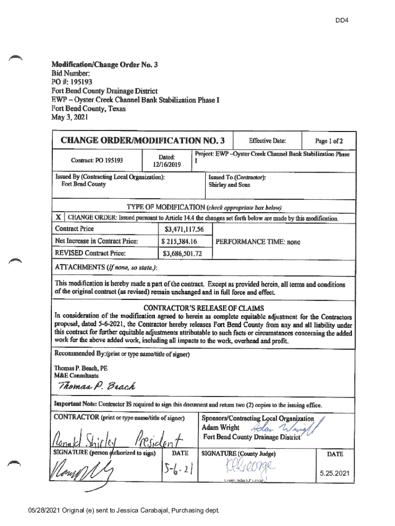Fillable Online 05/28/2021 Original (e) sent to Jessica Carabajal, Purchasing dept Fax Email ...