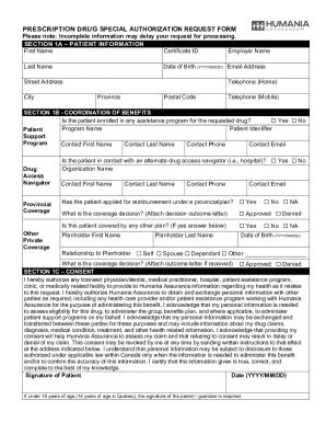 Fillable Online Prior authorization drugs/and the patient support program Fax Email Print ...