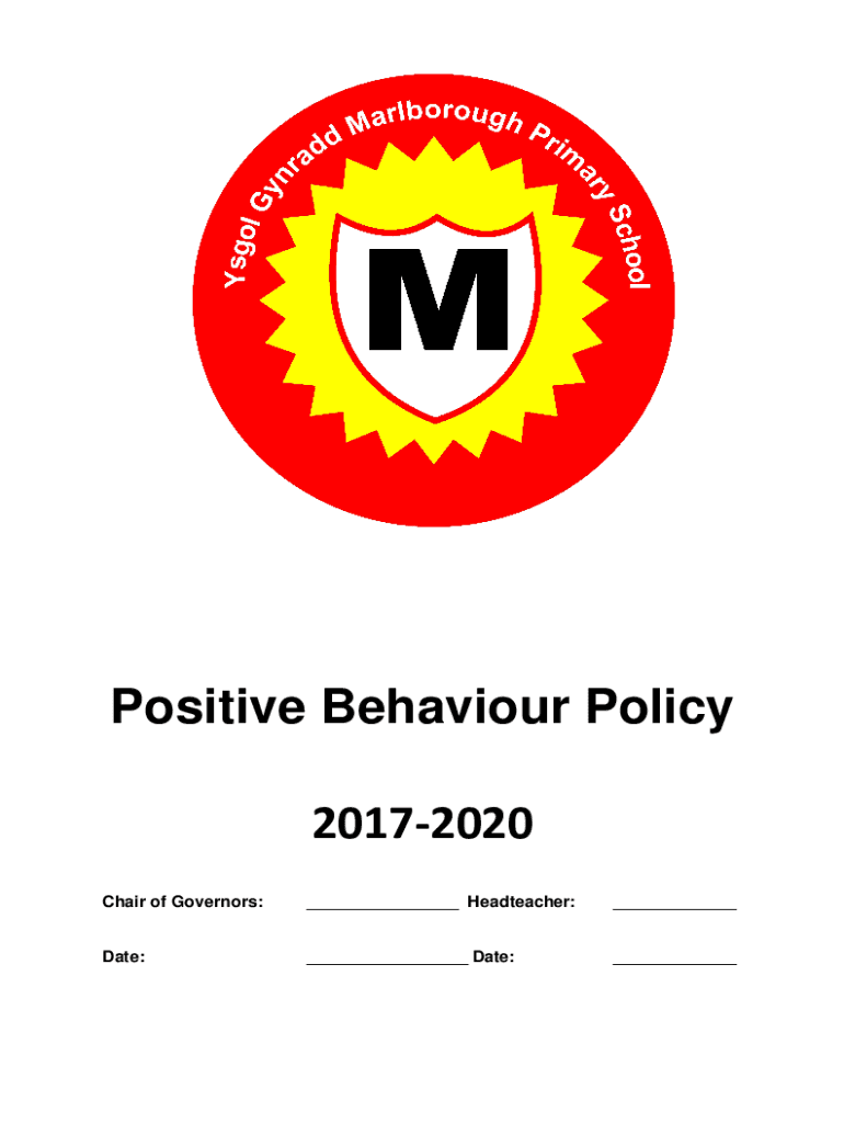 Fillable Online Policy for Positive Behaviour and Restorative Practices ...