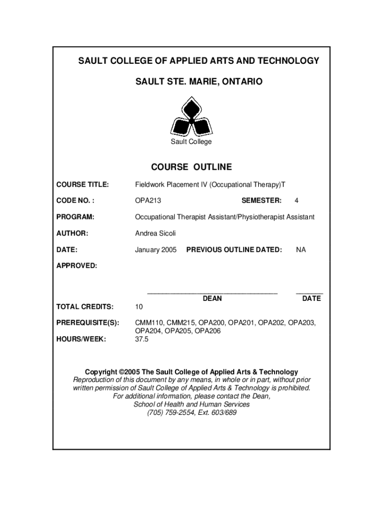 Fillable Online Diploma-Occupational Therapist Assistant And ... Fax ...