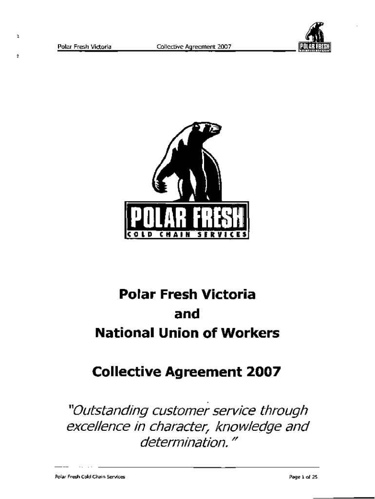 Fillable Online ScenarioThe collective agreement for the UFCW union ...