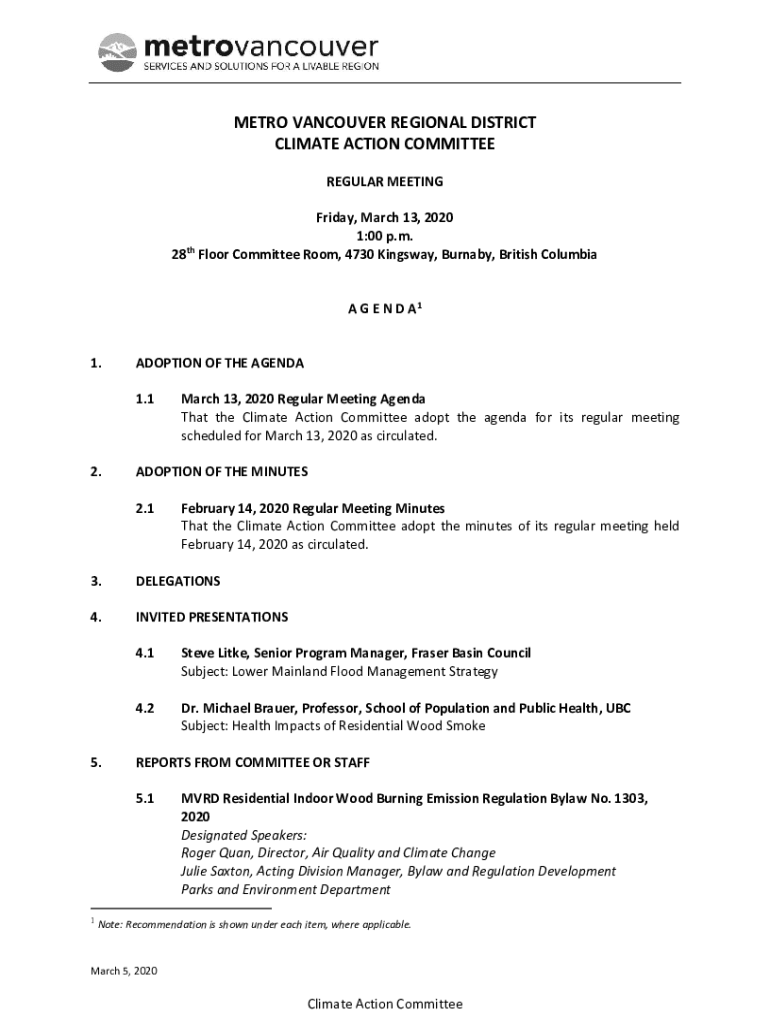 Fillable Online Steve Litke, Senior Program Manager, Fraser Basin ...