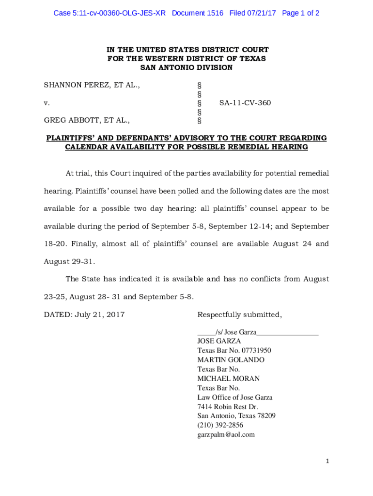 Fillable Online SI- Perez v. Perry Section 5 Fax Email Print - pdfFiller