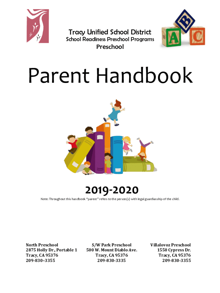 Fillable Online Tracy Unified School District (Building Literacy Together) Fax Email Print ...