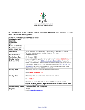 Fillable Online National Youth Development Agency (NYDA) Fax Email ...