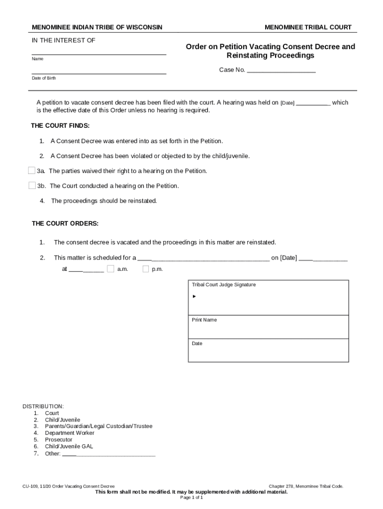 Menominee Tribal Courts - Menominee Indian Tribe of ... Doc Template ...