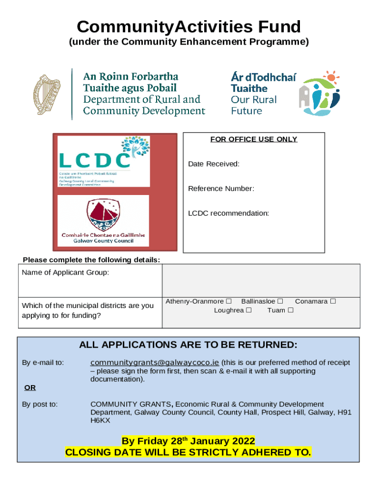 CSS - Community Development App Doc Template | pdfFiller