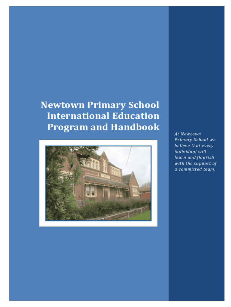 Fillable Online newtownps vic edu Newtown Primary SchoolInternational ...
