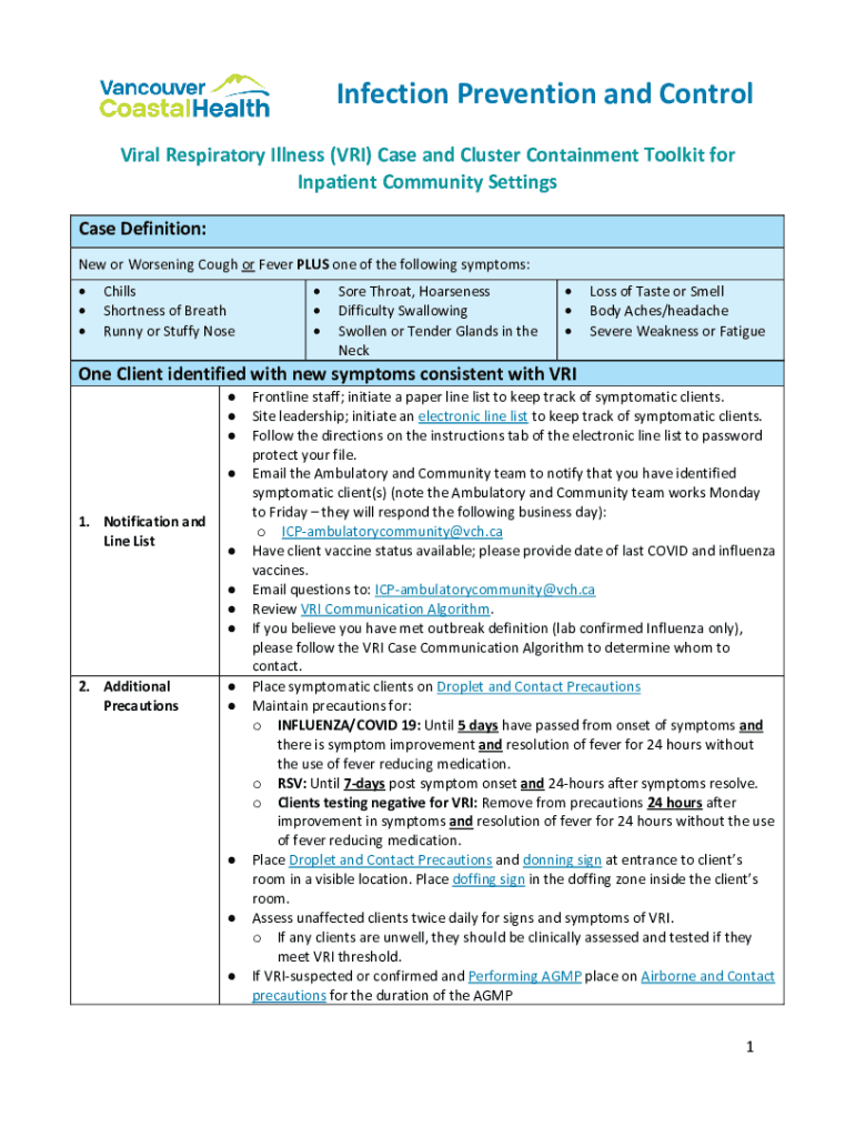 Fillable Online Best Practices for Prevention, Surveillance and ...
