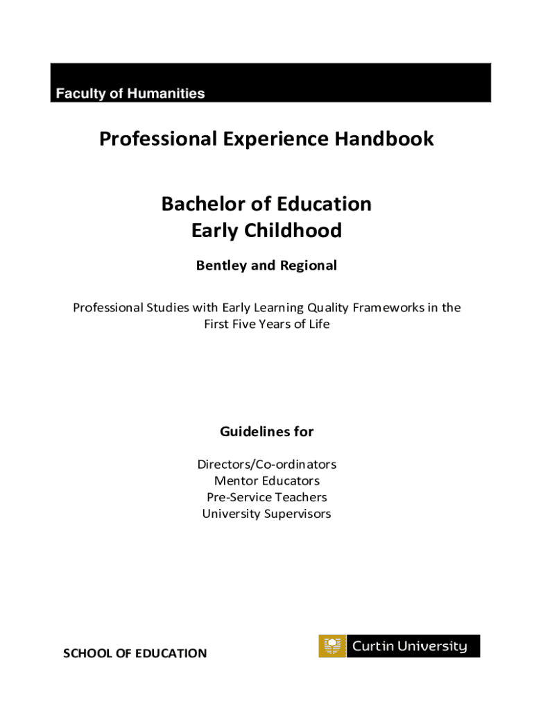 Fillable Online Early Childhood Framework for Quality (EFQ) - InfoHub ...