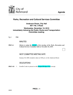 Fillable Online 1. CALL TO ORDER 2. ROLL CALL 3. PUBLIC COMMENT ON ... Fax Email Print - pdfFiller