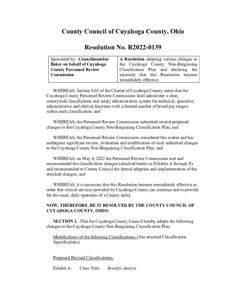 Fillable Online Resolution No. R2023-0130 - Cuyahoga County Council Fax ...
