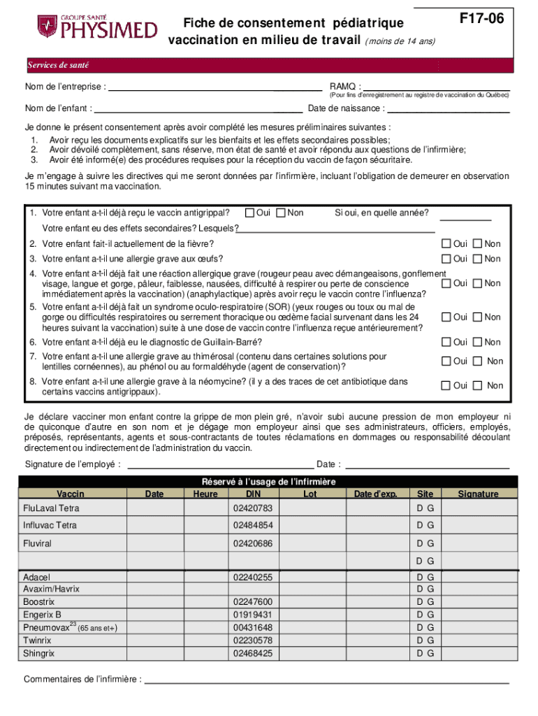 Remplissable En Ligne pgss mcgill Consentement pour le travail d'un ...