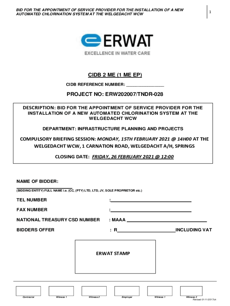 Fillable Online RFB20022-Appointment-of-a-service-provider-to-identify- ... Fax Email Print ...