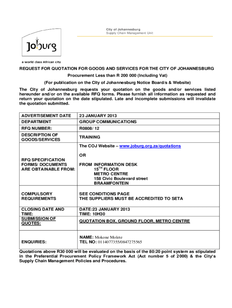 Fillable Online hereunder and/or on the available RFQ forms Fax Email Print - pdfFiller