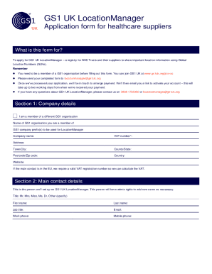 Fillable Online GS1 UK launches new LocationManager service in support ...