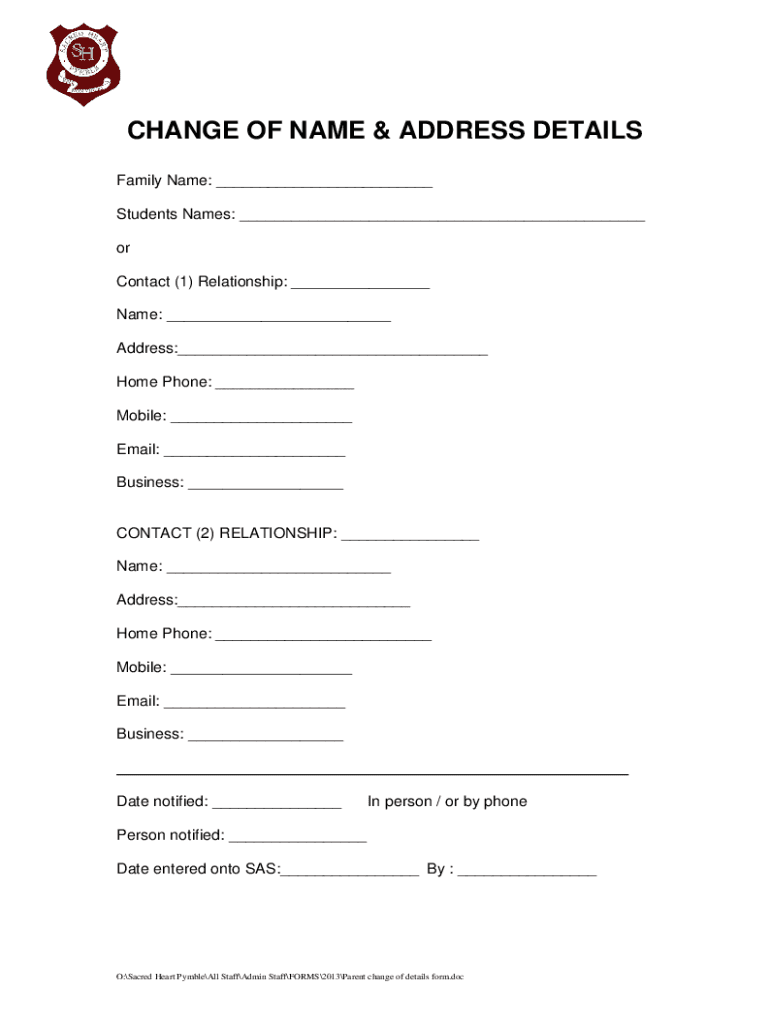 Fillable Online How to Change Your Name After Your Wedding Fax Email ...