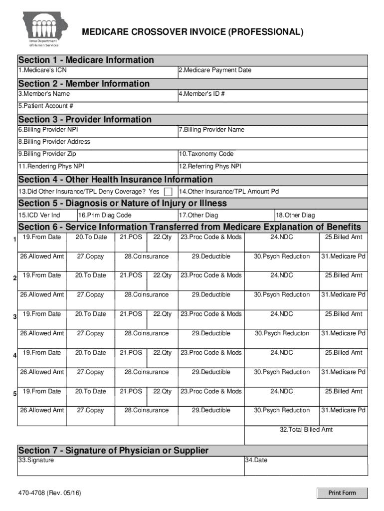 Fillable Online Submitting a Claim with Other Insurance or Medicare ...