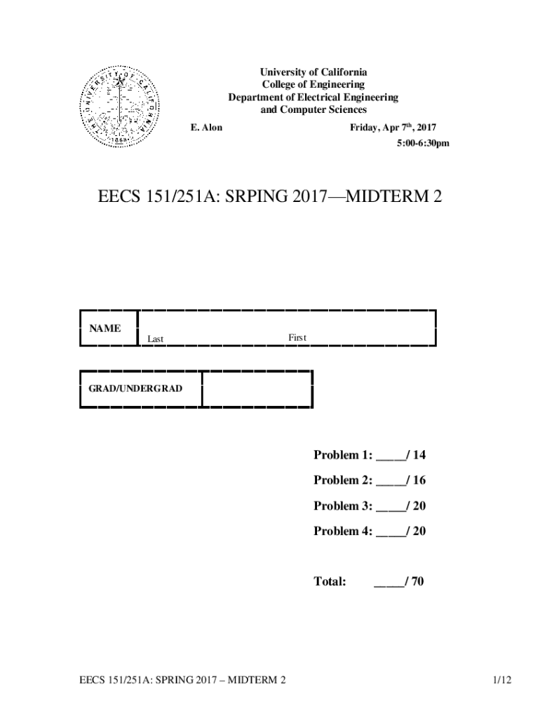 Fillable Online hkn eecs berkeley Program Curriculum - Department of Electrical and ... Fax ...
