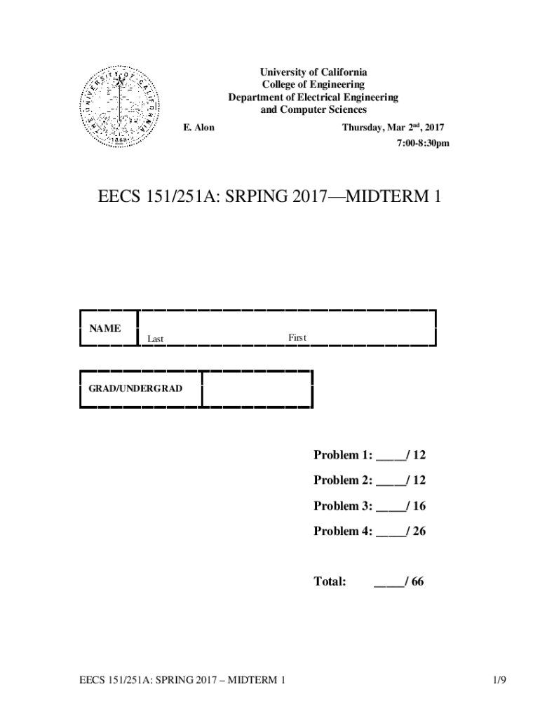 Fillable Online hkn eecs berkeley HomeElectrical and Computer Engineering - University of ...