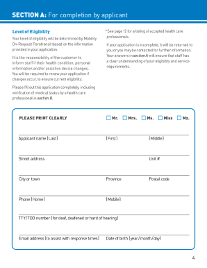 Fillable Online Mobility On-Request Fax Email Print - pdfFiller