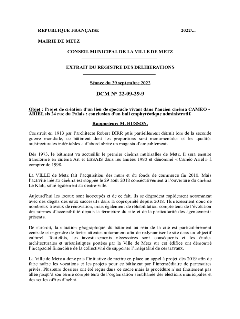 Remplissable En Ligne DCM N 22-09-29-12 Fax Email Imprimer - pdfFiller