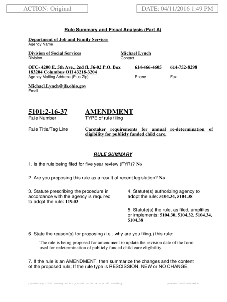 Fillable Online Family Child Care Manual Transmittal Letter No. 7 Fax ...