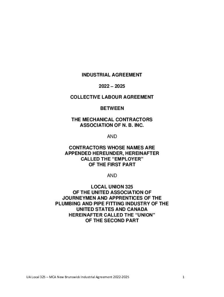 Fillable Online COLLECTIVE LABOUR AGREEMENT BETWEEN THE ... Fax Email ...