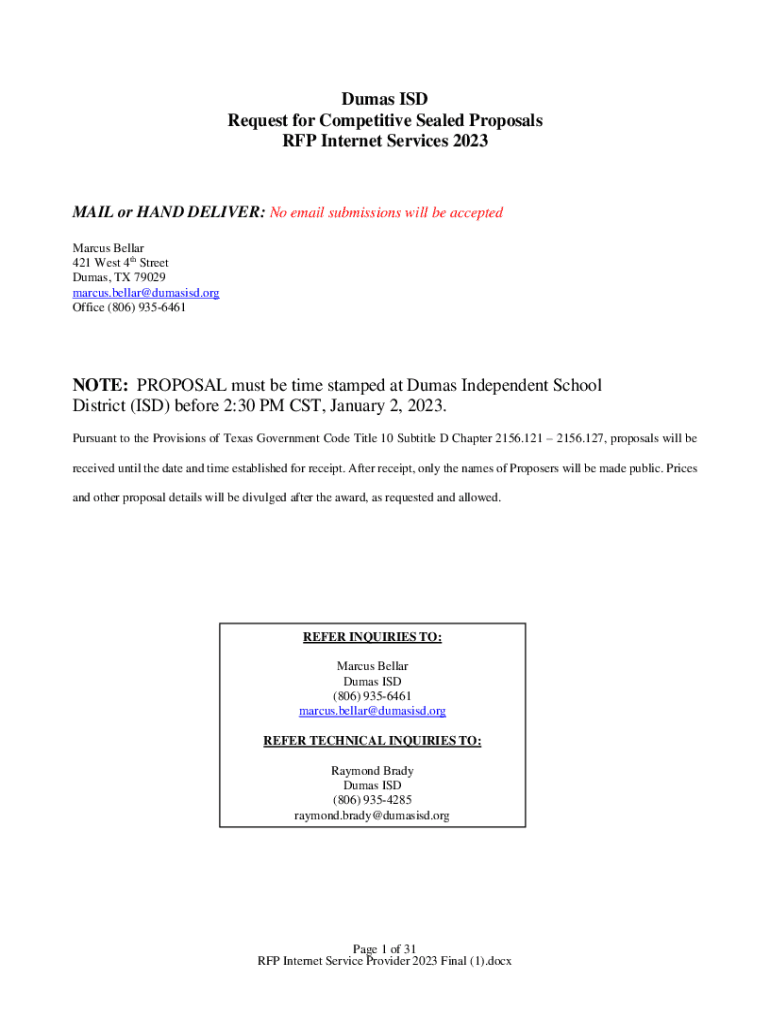 Fillable Online Request for Proposal - Data Cabling RFP #121855 Form ...