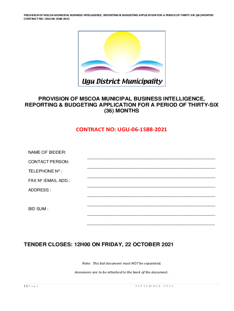 Fillable Online ugu gov Improving property valuation and municipal ...