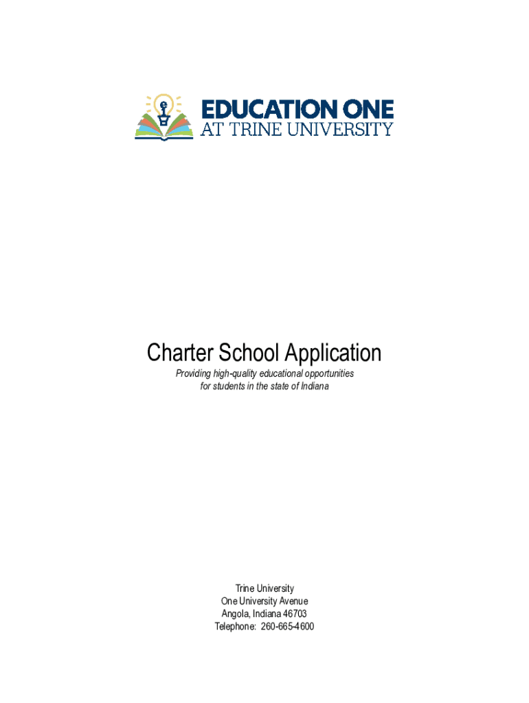 Fillable Online The Genius School Indy Education One Charter School ...