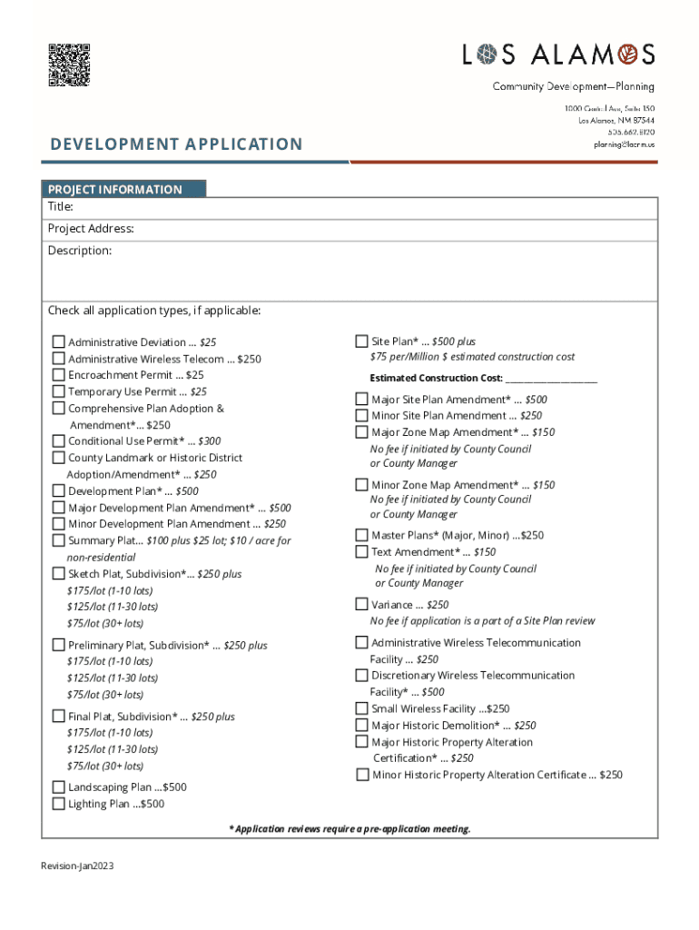 Fillable Online Los Alamos County Mixed-Use (MU) List of Permitted Uses ...