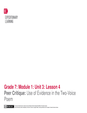 Fillable Online Unit 3: Lesson 6: Performance Task: Two-Voice Poem ...