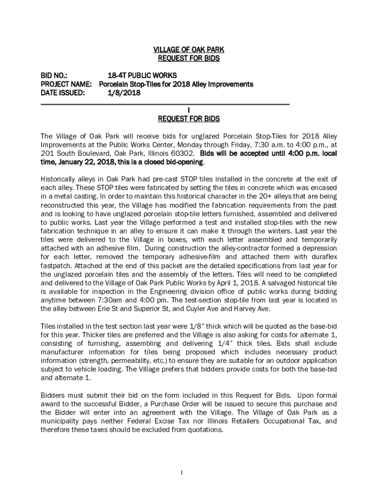 Fillable Online Request for Proposals, Instructions, and Specifications ... Fax Email Print ...