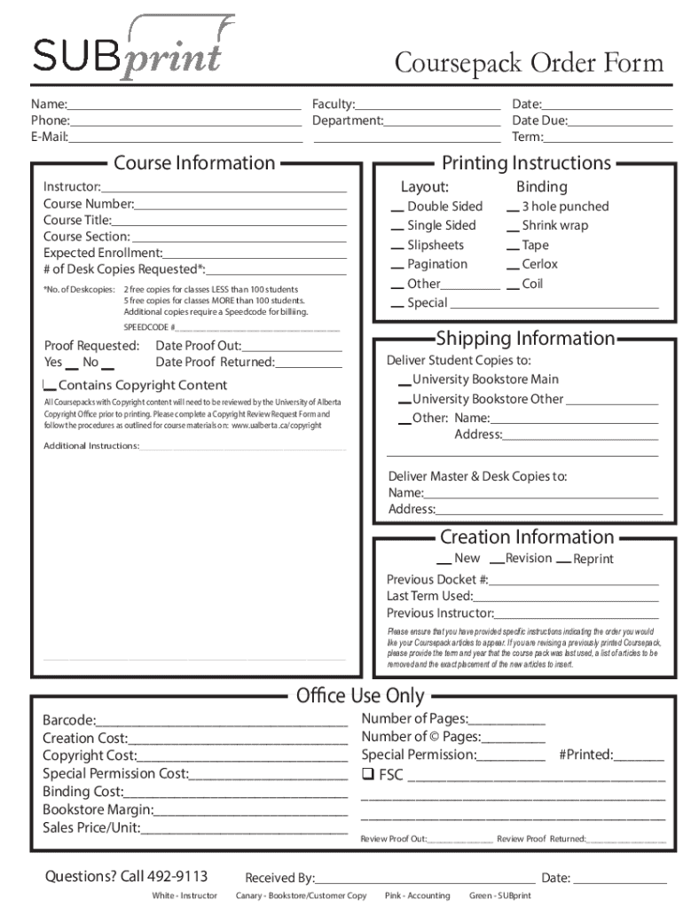 Fillable Online Print Job Submission & File Preparation Fax Email Print - pdfFiller