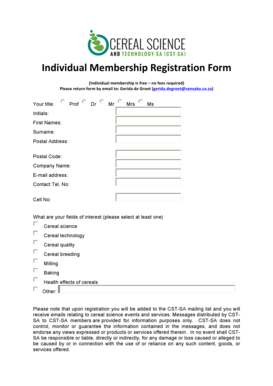Fillable Online CST-SA Membership Registration Form 2015.pdf - SAAFoST ...