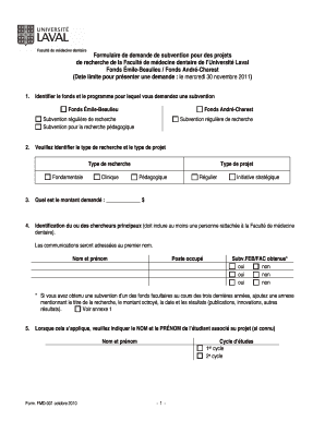 Remplissable En Ligne fmd ulaval # Form. 001 FEB 98 Fax Email Imprimer ...