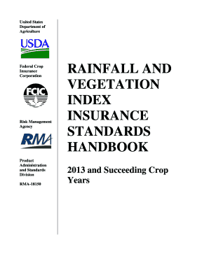 Fillable Online rma usda RAINFALL AND VEGETATION INDEX INSURANCE ...