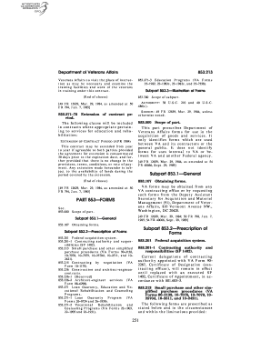 Fillable Online gpo 251 PART 853 FORMS Subpart 853.1 General Subpart ...