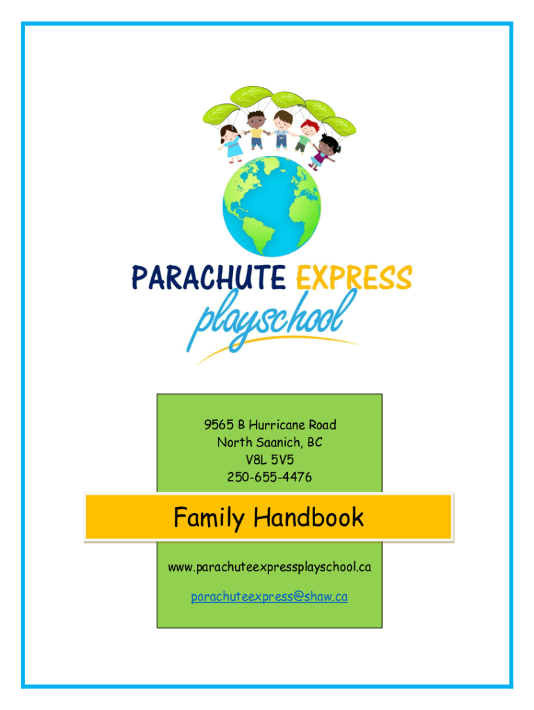 Fillable Online Welcome to the world of Parachute Express Playschool ...