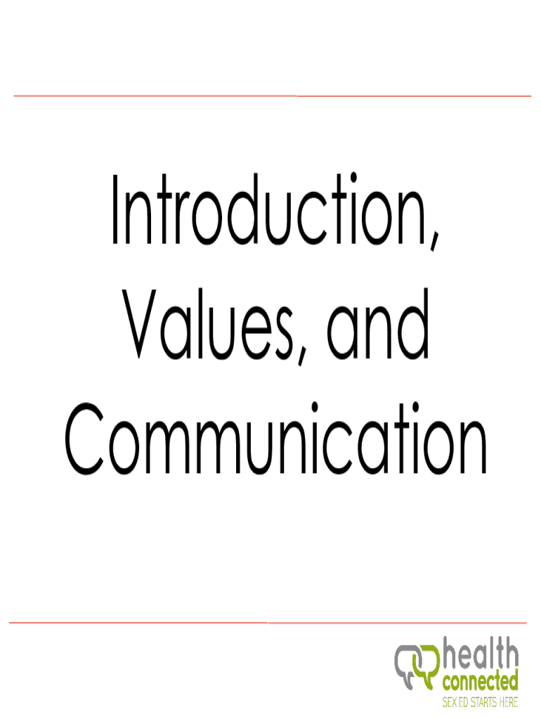 Fillable Online The Importance Of Access To Comprehensive Sex Education