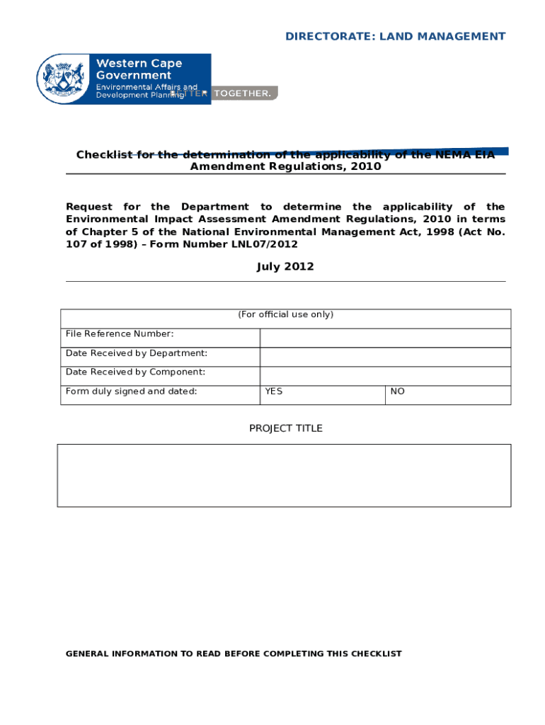 Environmental Impact Statement Checklist (11/12/97) Doc Template ...
